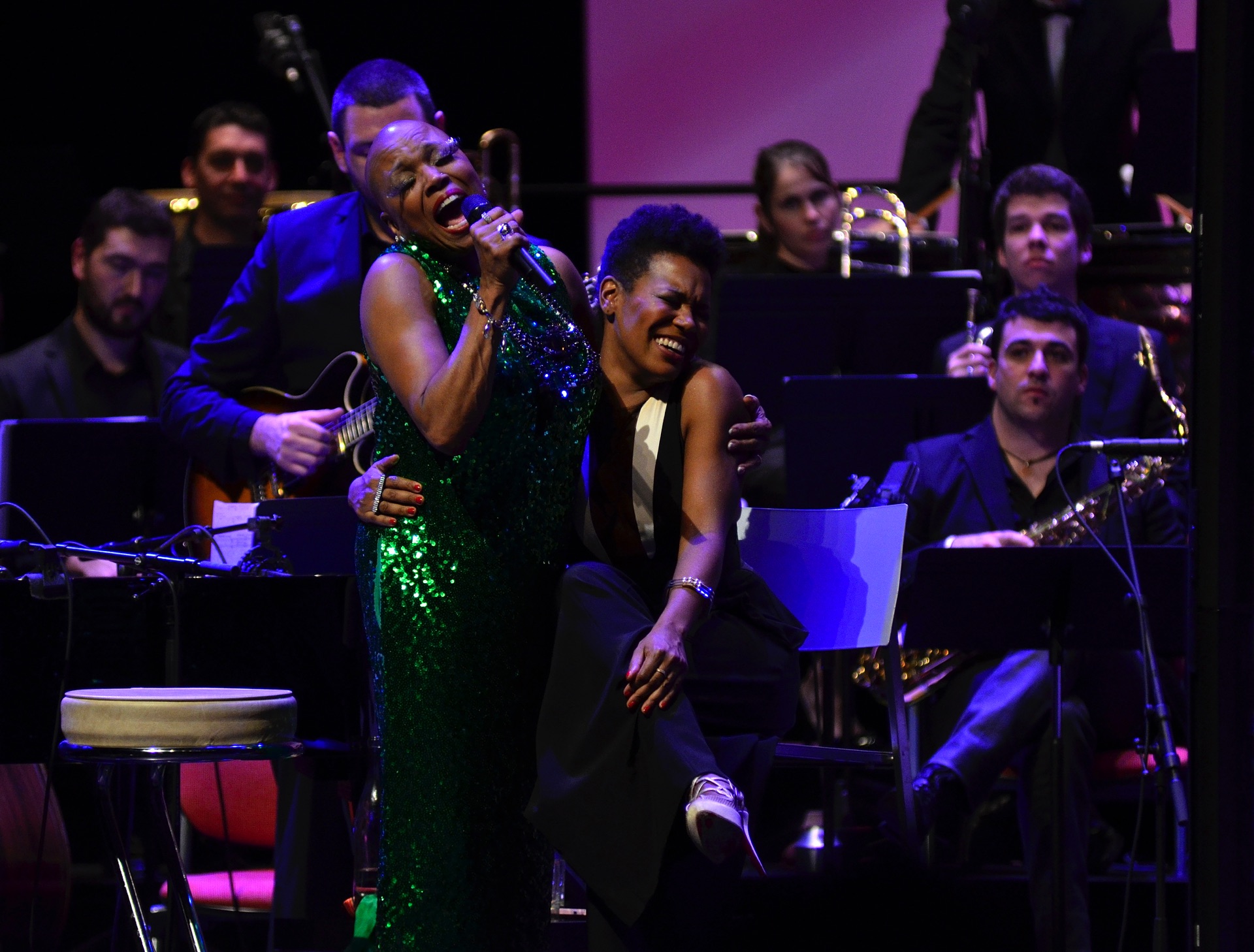 Avec Dee Dee Bridgewater et China Moses – 2012 - OSC